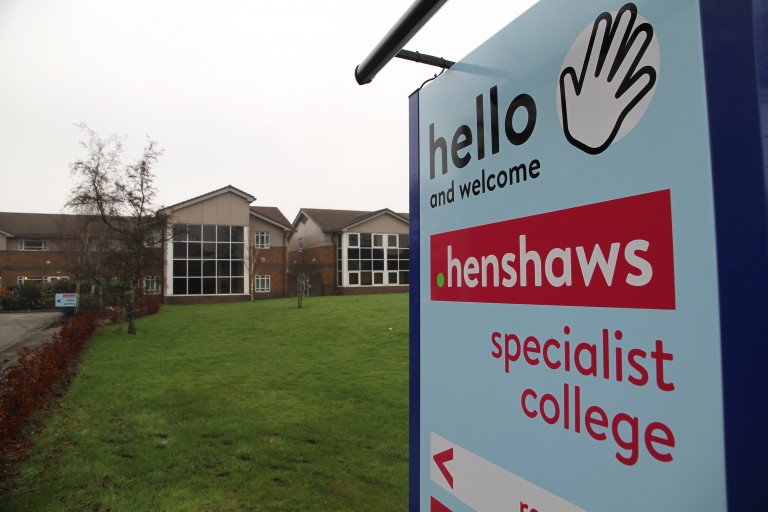 JG Creative Consultancy » Henshaws College Signage