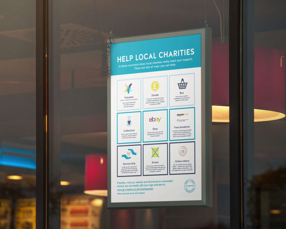 JG Creative Consultancy » Help Charities Poster